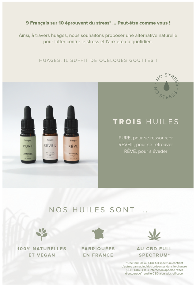 Huages : L'évasion en quelques gouttes... 🌿