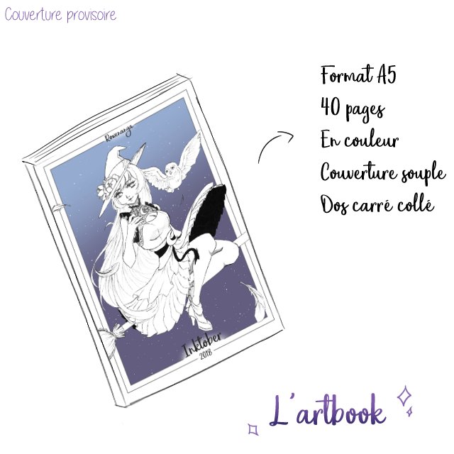 Artbook Inktober - par Rowenanya - Ulule