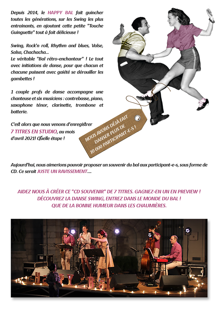 HAPPY BAL sort son 1er CD