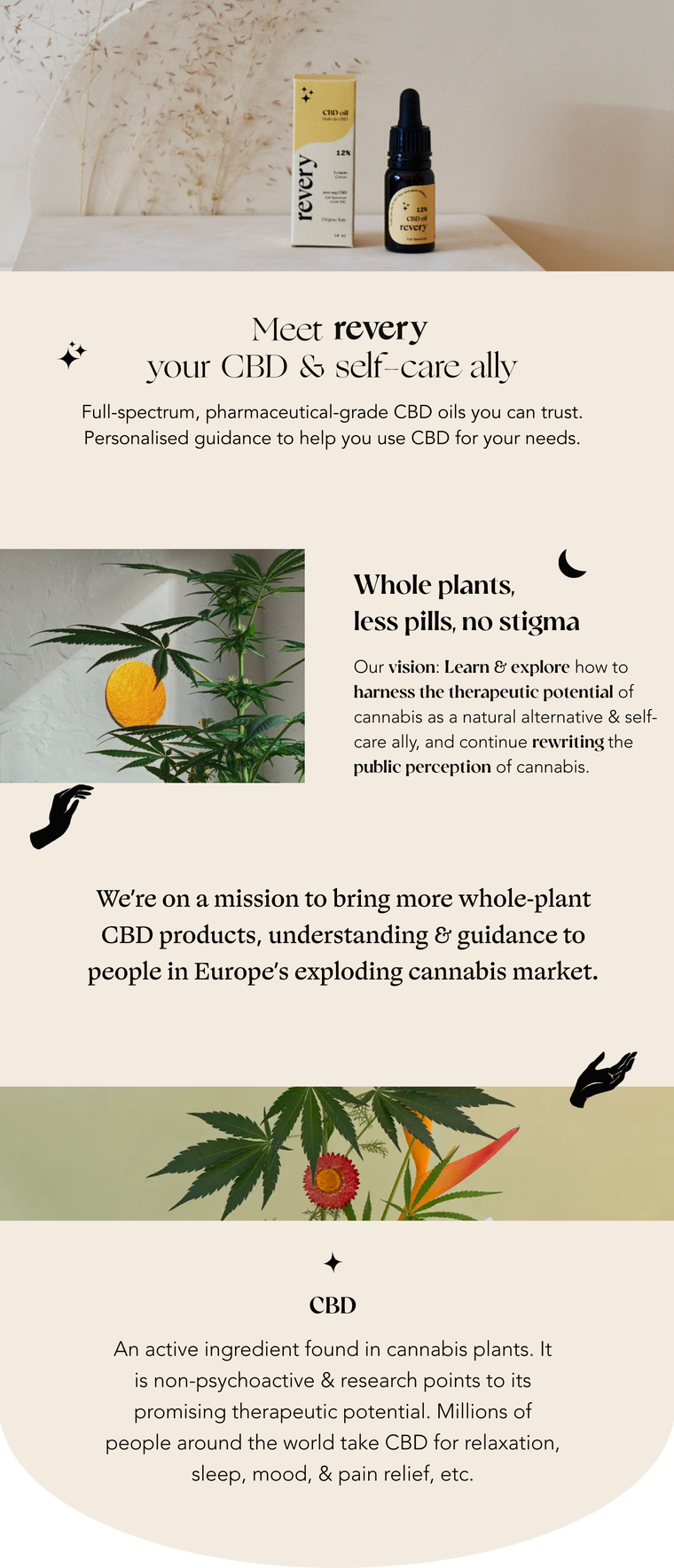 revery, your CBD & self-care ally.
