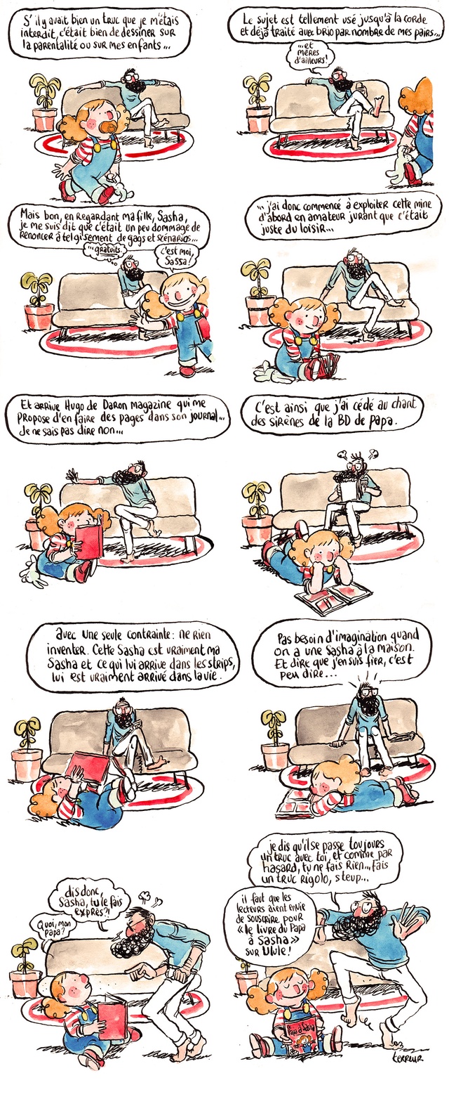 Le papa à Sasha - Ulule