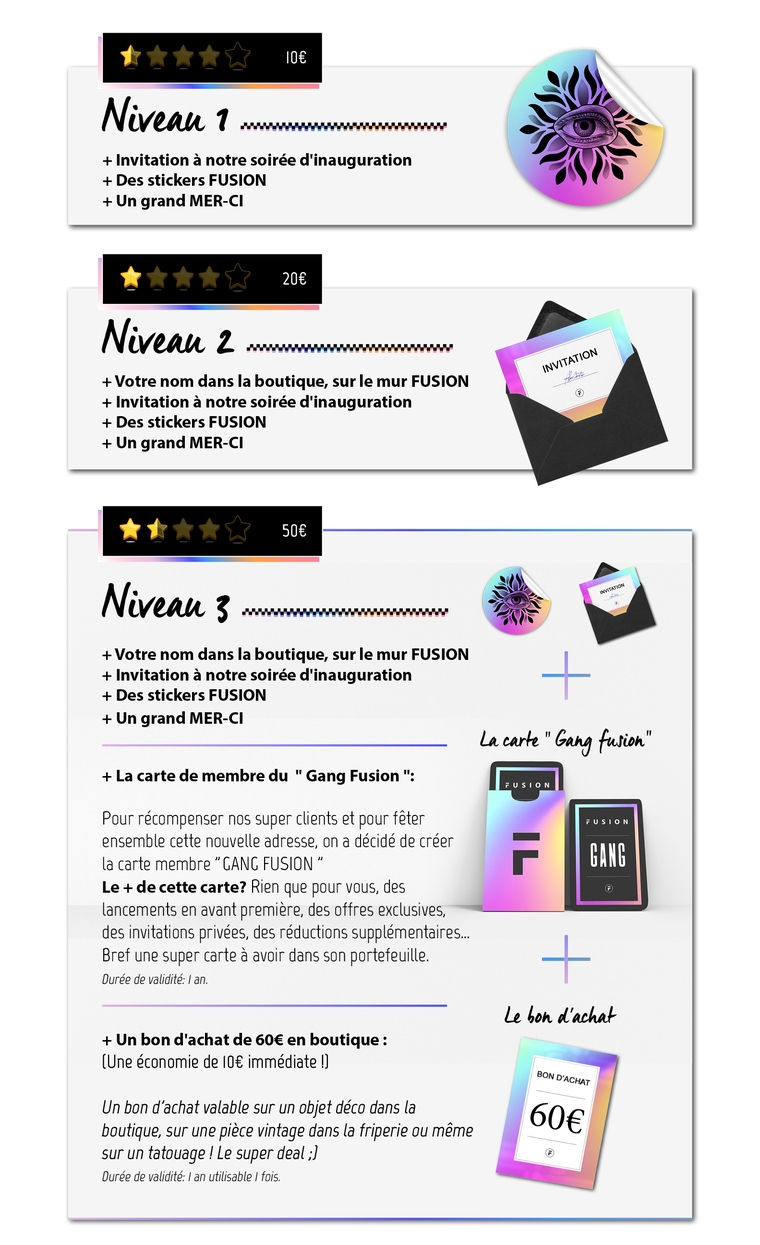 FUSION CONCEPT STORE: TATTOO, COFFEE & FRIPERIE - Ulule