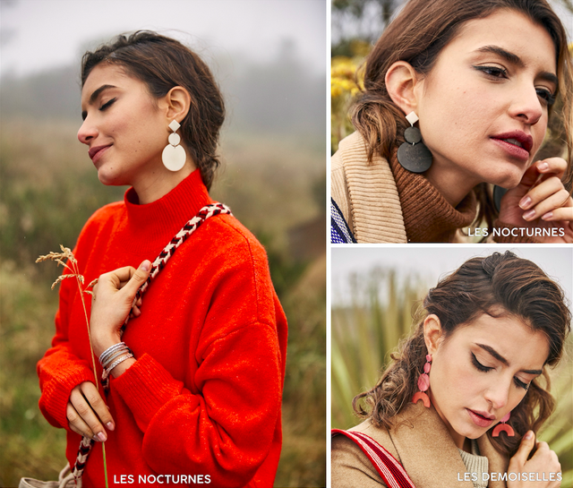 Boucles d'oreille en ivoire végétal - Ulule