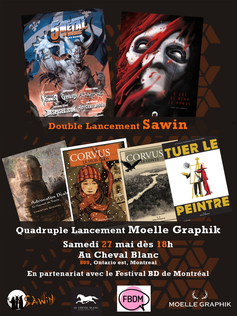 BD- L'histoire de 5 grands groupes Metal du Québec - Ulule