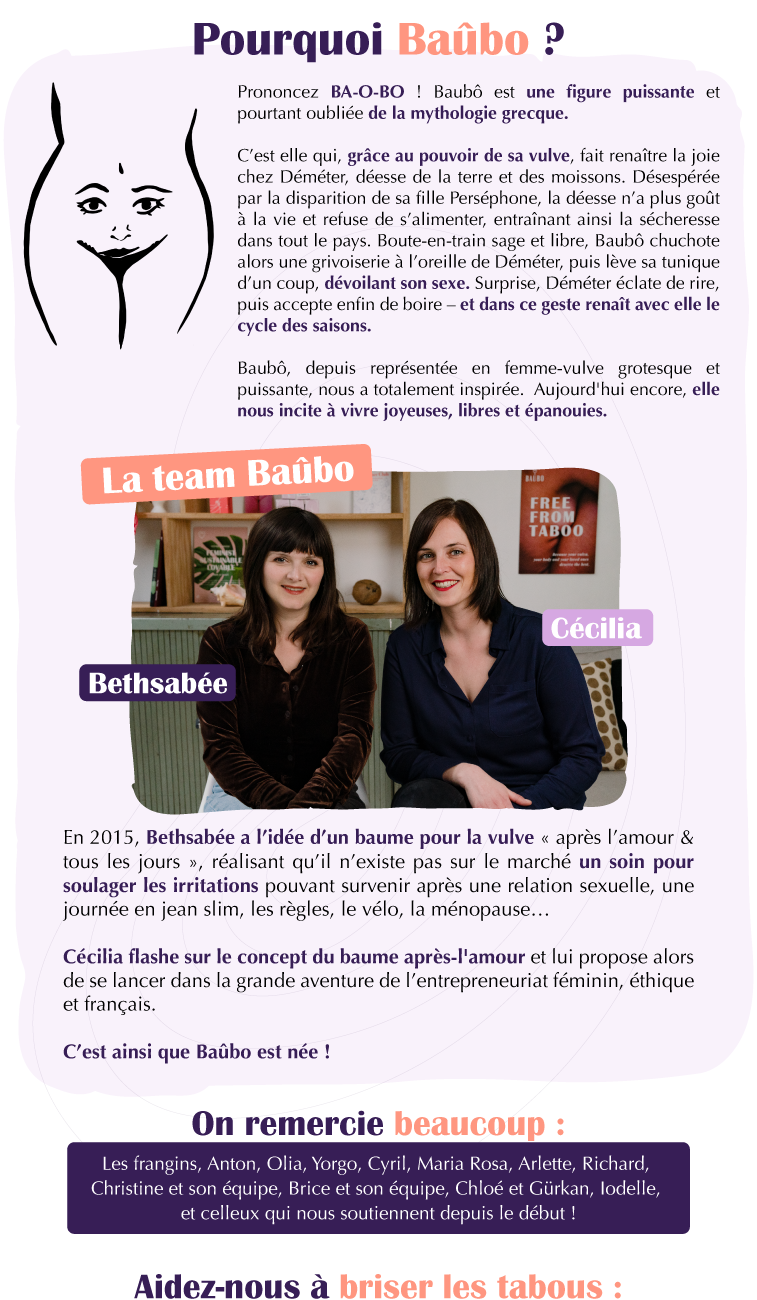 Baûbo • Le Baume Q, soin anal bio & écoresponsable