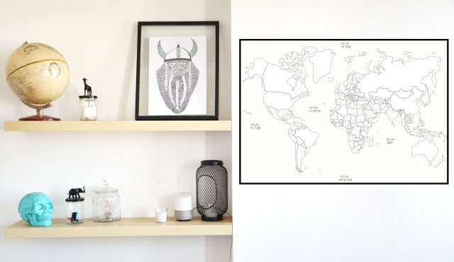 Calendrier de l'Avent - Map Monde à personnaliser - Ulule