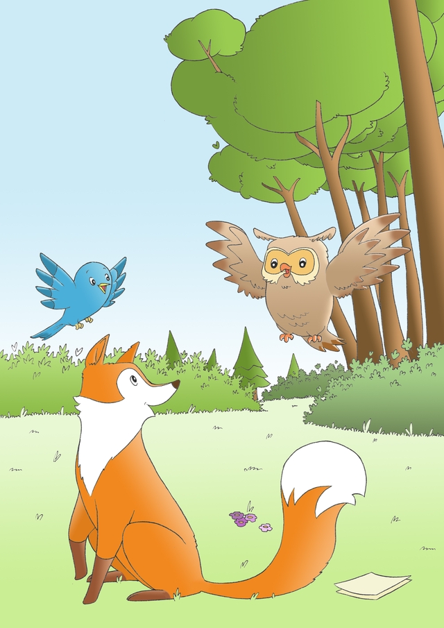 The voice in the forest