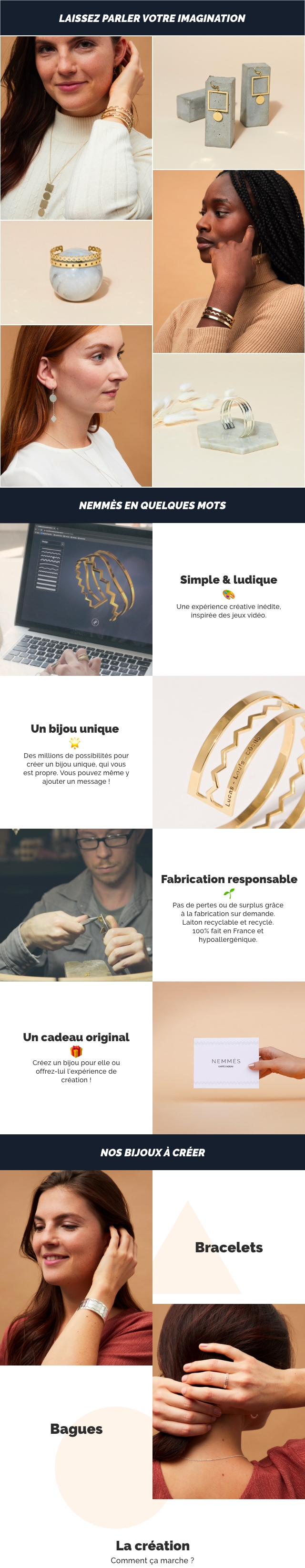 Nemmès : créez un bijou unique - Ulule