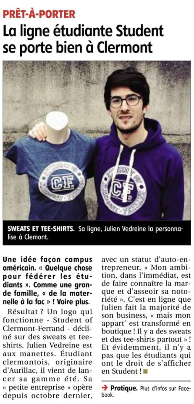 Student of Clermont-Ferrand - Ulule