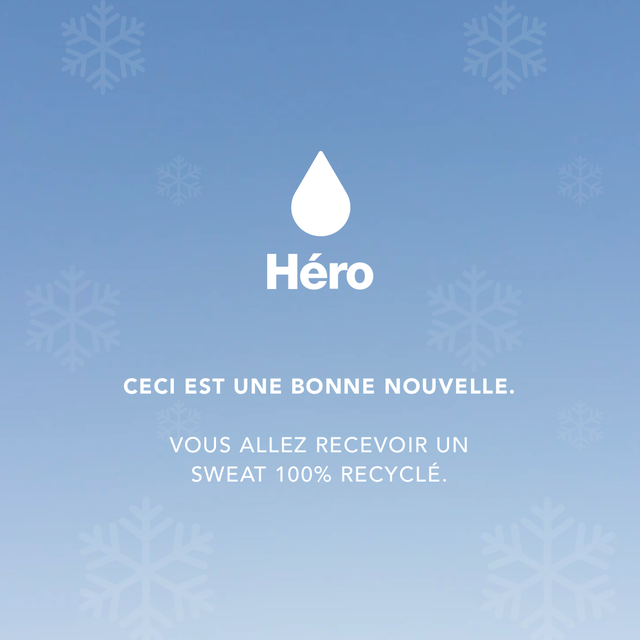 Héro : Le sweat 100% recyclé - Ulule
