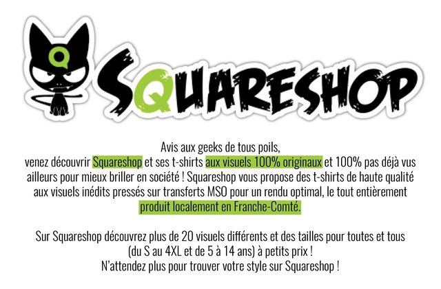 SQUARESHOP - T-Shirts geek inimitable - Ulule