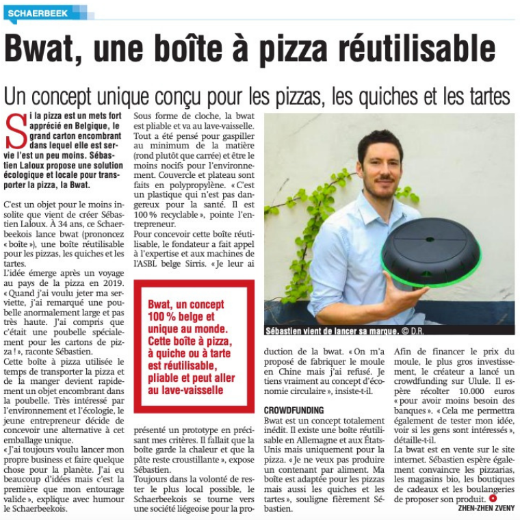 La bwat à pizza réutilisable (+ quiche + tarte)🍕🥧🍰 - Ulule