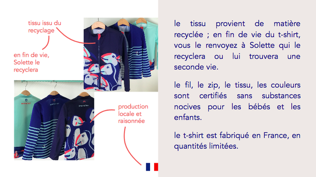Solette le tshirt antiUV écoresponsable, pratique