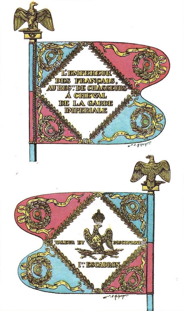 Guidon des chasseurs à cheval de la garde - Ulule