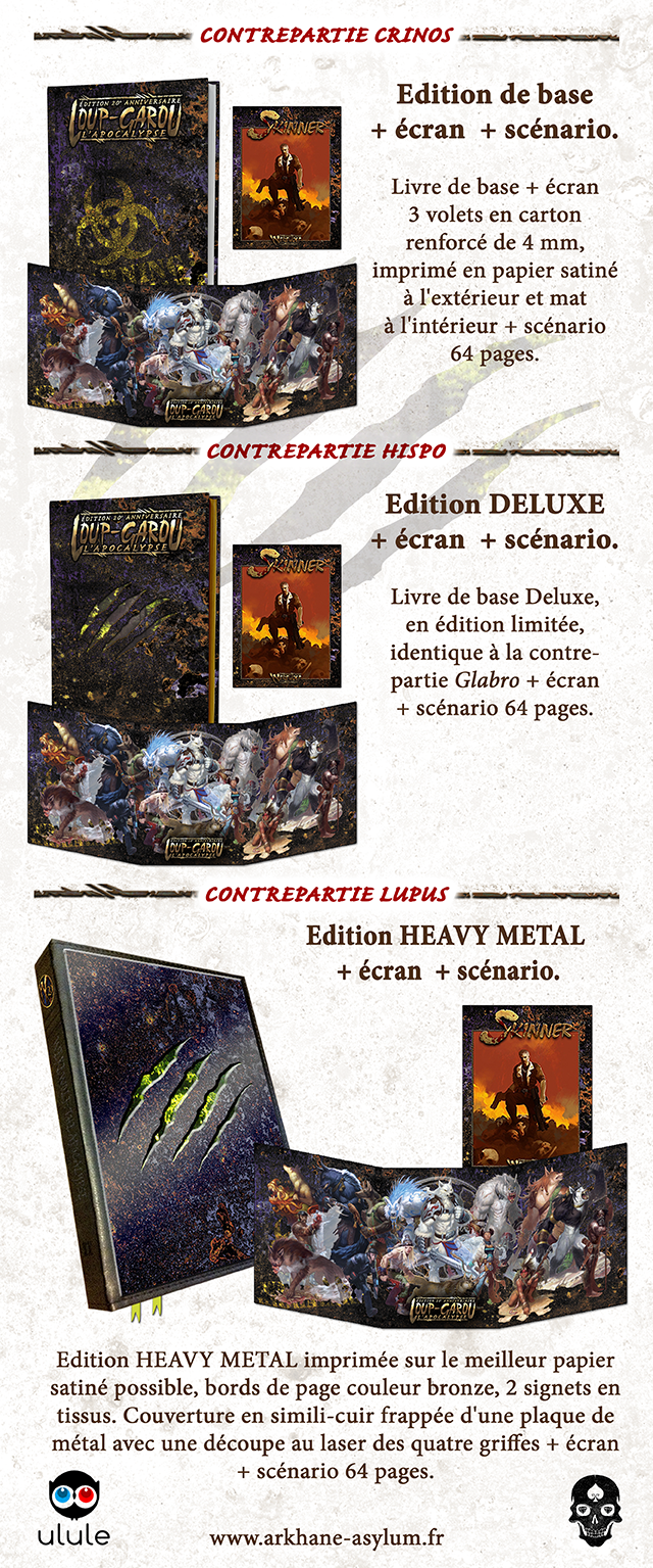Loup-Garou: L'Apocalypse, 20e anniversaire - Ulule