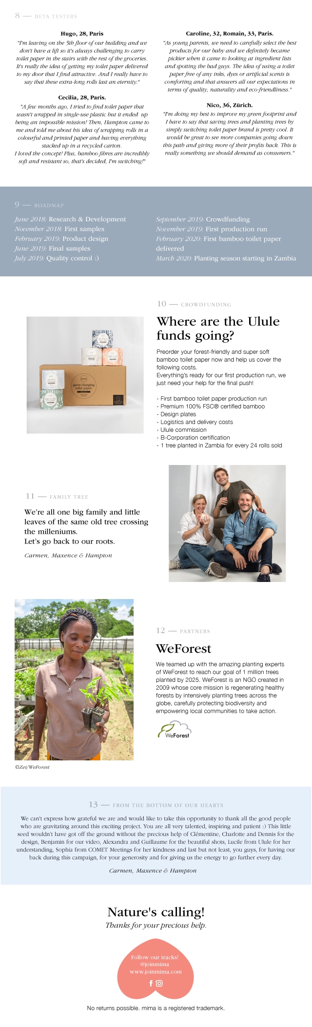 Mima - Toilet paper with a mission 🌳