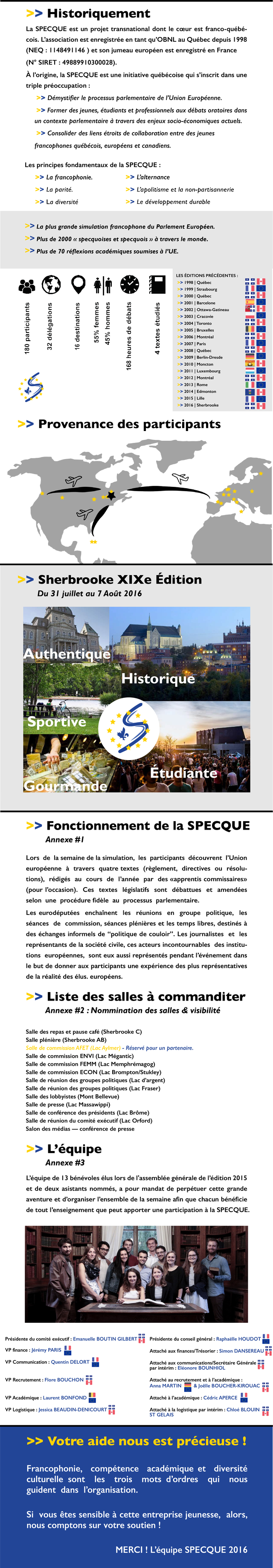 La SPECQUE en tournée