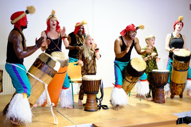 Spectacle de percussion d'Afrique et d'ailleurs