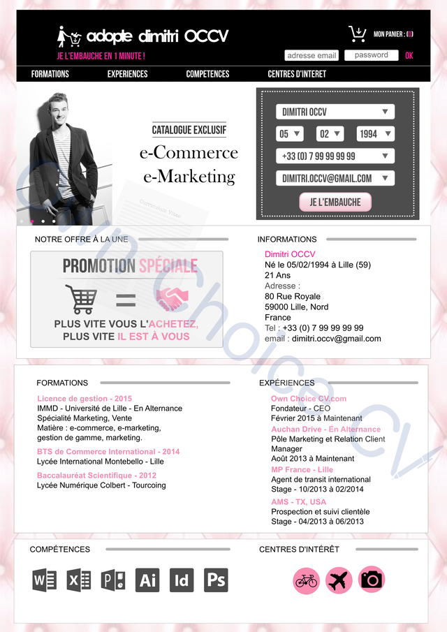 Own Choice CV - Ulule