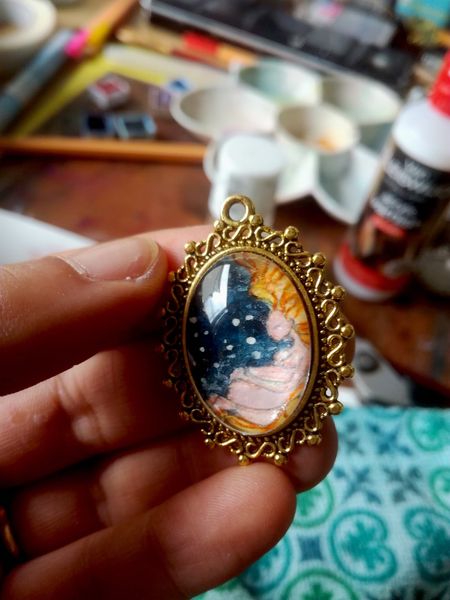 Boîte à rêves Bijoux et aquarelle