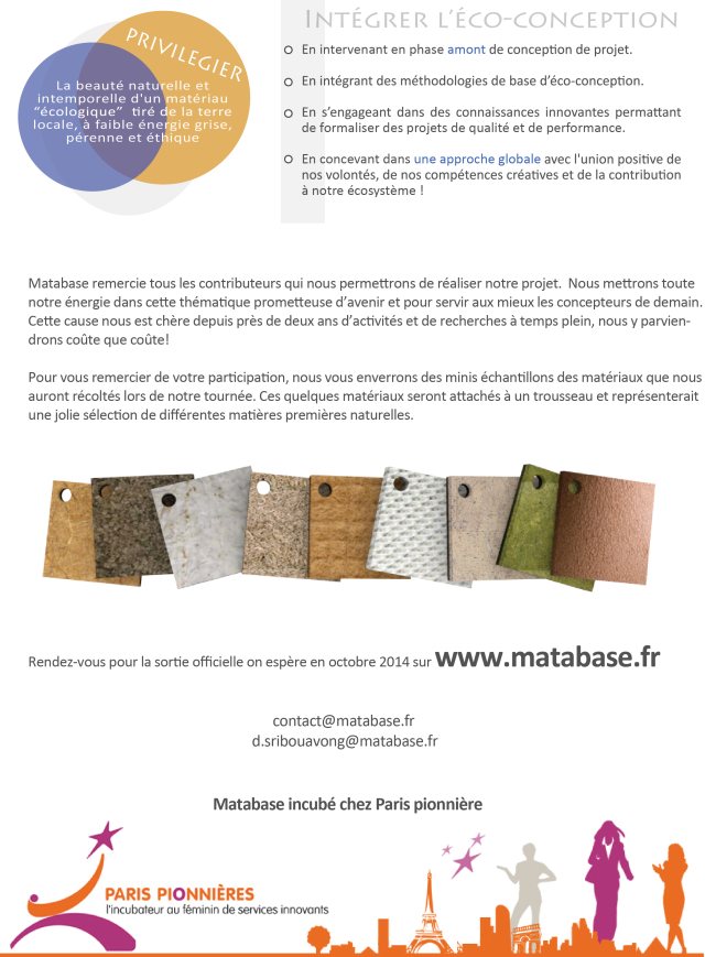 MataBase, un outil indispensable pour les éco-concepteurs