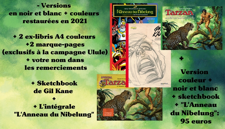 Les Comic Strips inédits de TARZAN par GIL KANE - Ulule