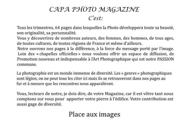 CAPA PHOTO Magazine - Ulule