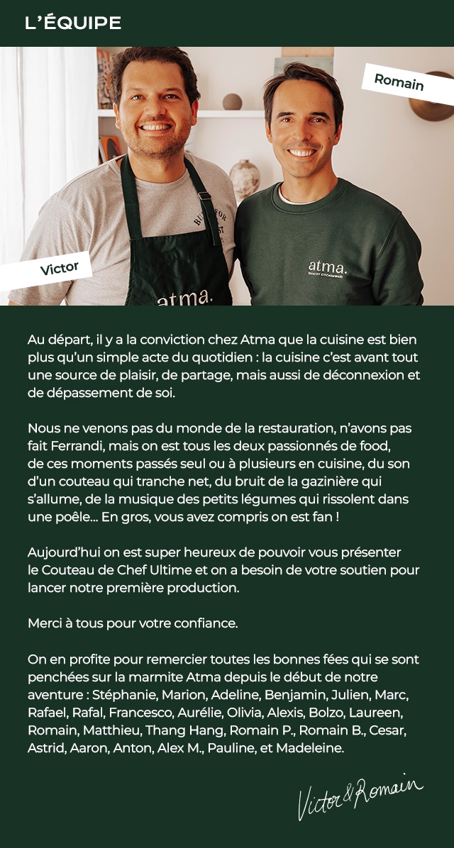 Le couteau de chef Ultime