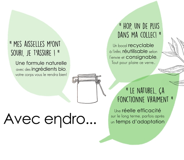 Endro - Mon déodorant en bocal