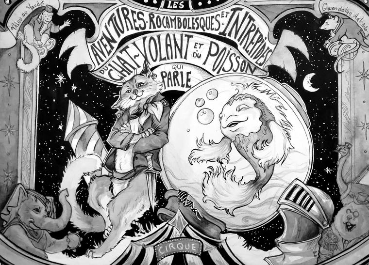 Le Chat-Volant et le Poisson-qui-Parle