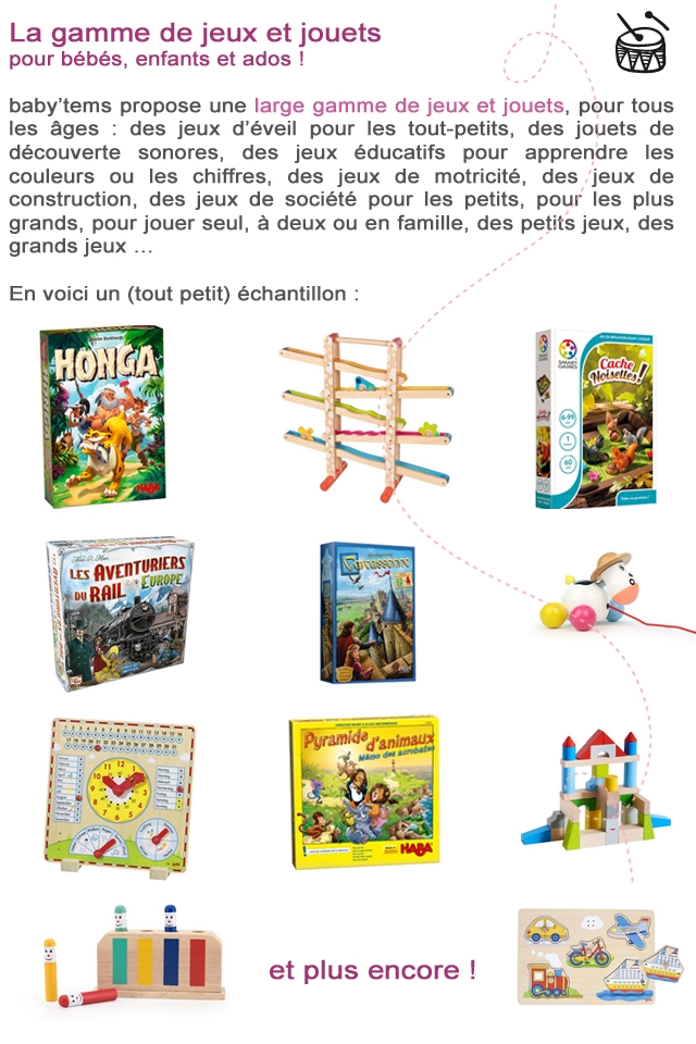baby'tems, location de jeux et jouets