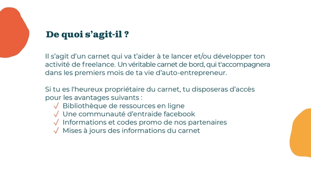 Le carnet du freelance