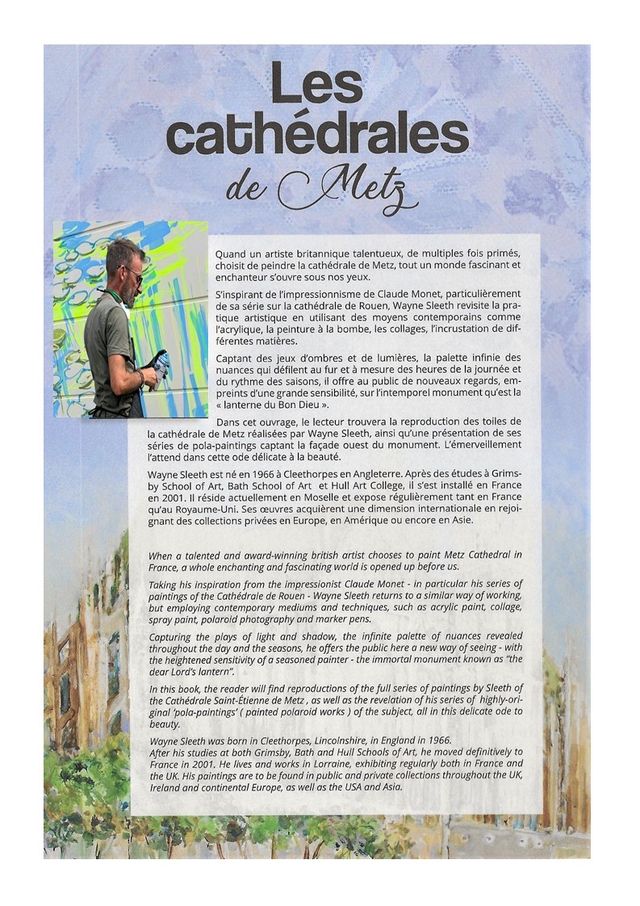Art book "The Cathedrals of Metz" by Wayne Sleeth - Ulule