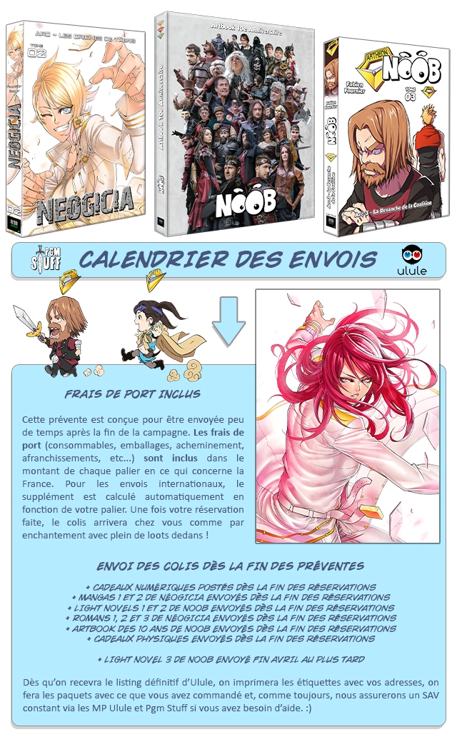 NOOB - NÉOGICIA - manga, artbook et light novel - Ulule