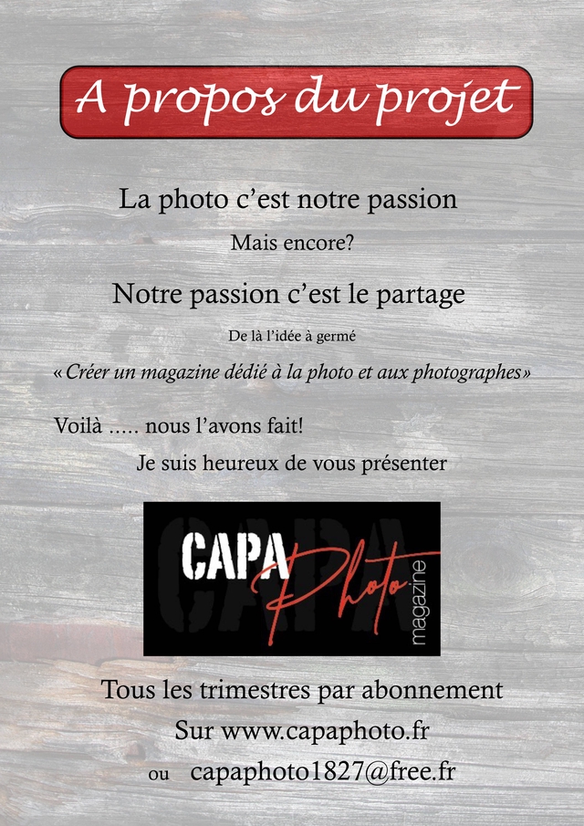 CAPA PHOTO Magazine - Ulule