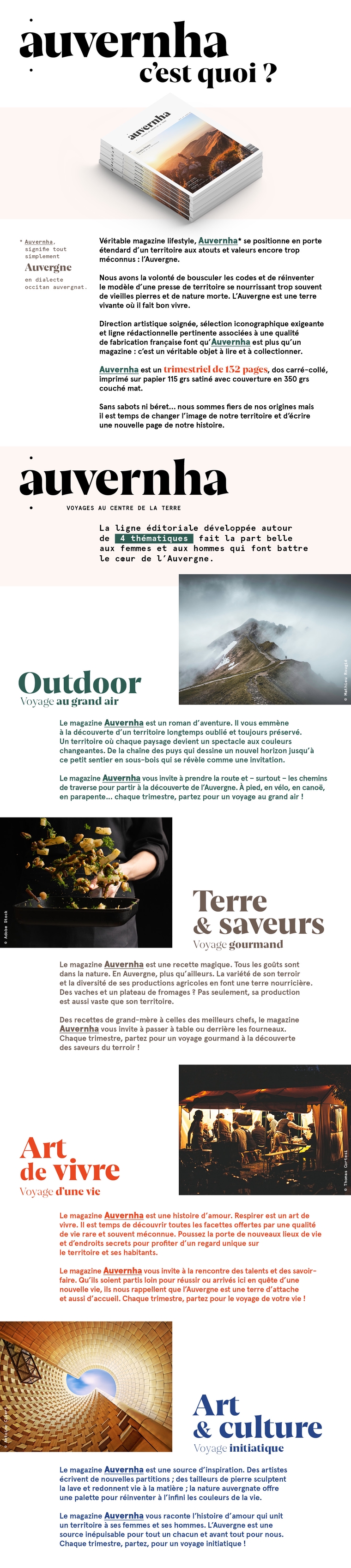 Auvernha, magazine lifestyle