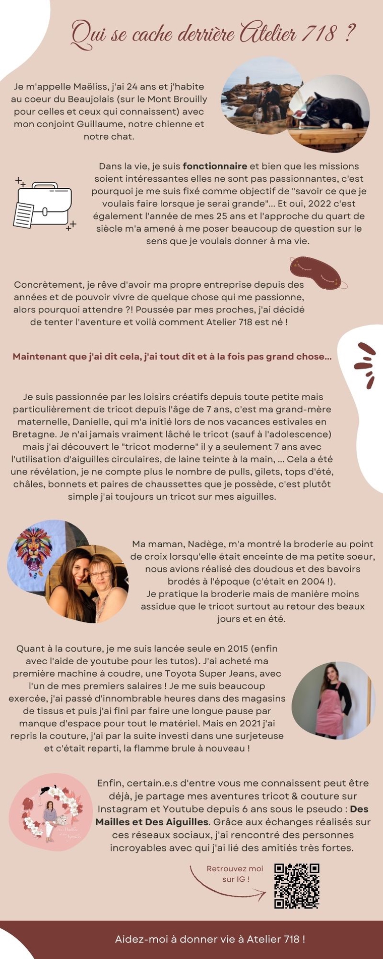 Aidez Atelier 718 à se lancer