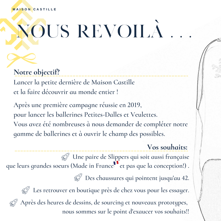 1ères Slippers Made in France - Ulule