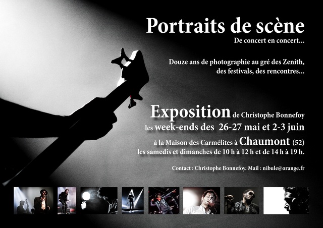 Portraits de scène - Expo photo de concert
