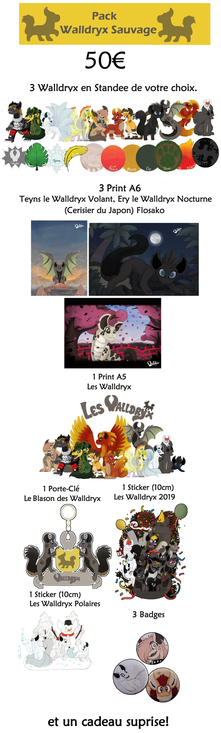 Les Walldryx: Goodies Set