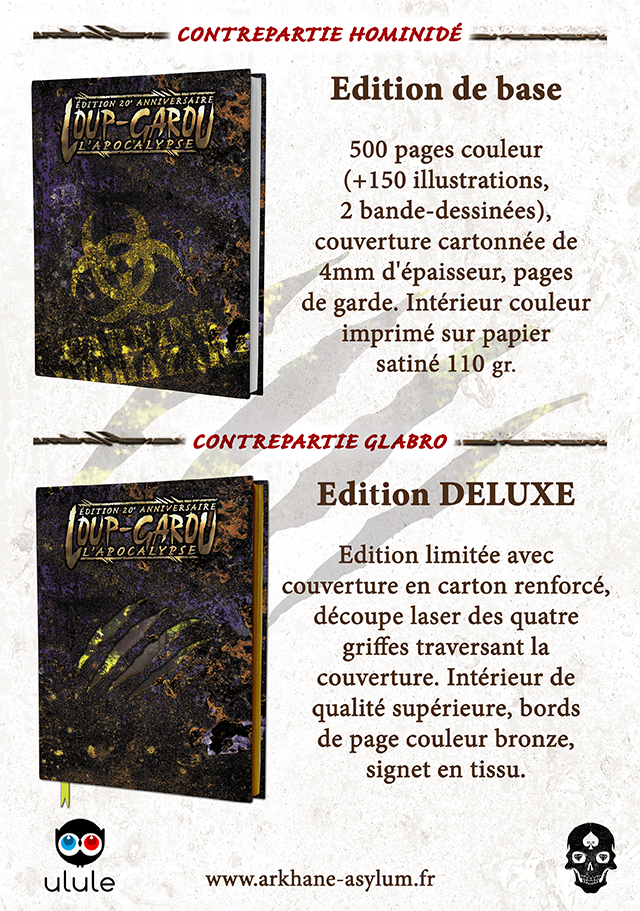 Loup-Garou: L'Apocalypse, 20e anniversaire - Ulule
