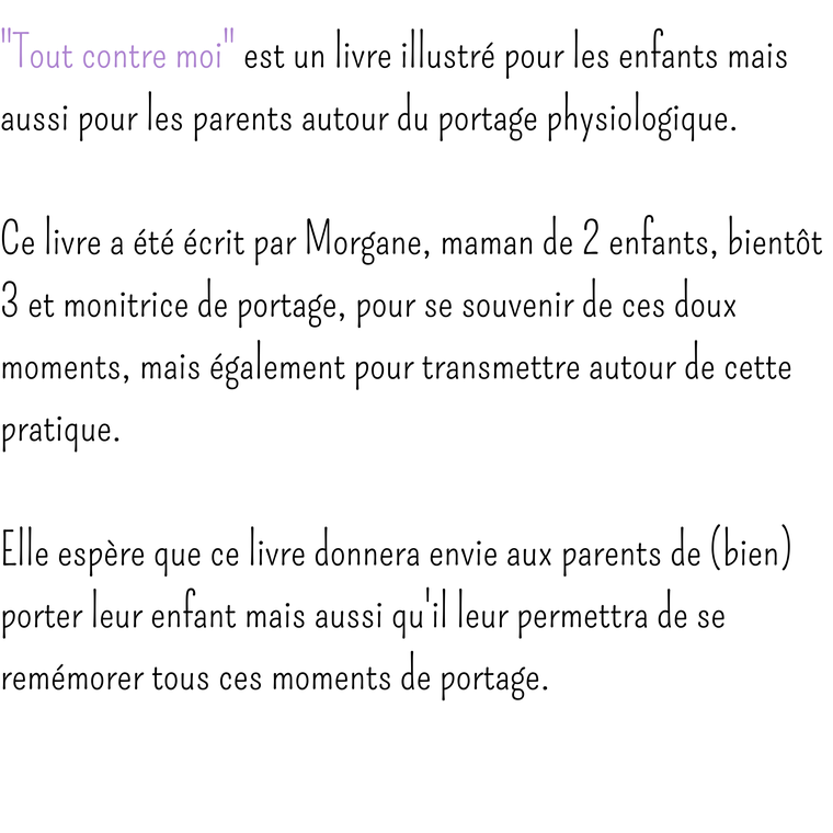 Tout contre moi