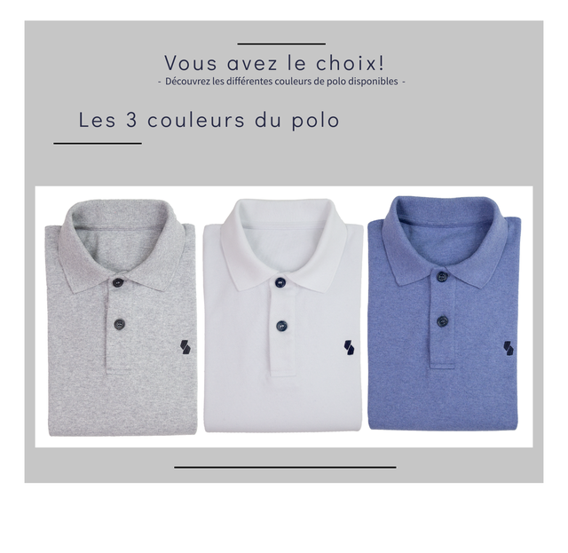 Le polo 100% recyclé