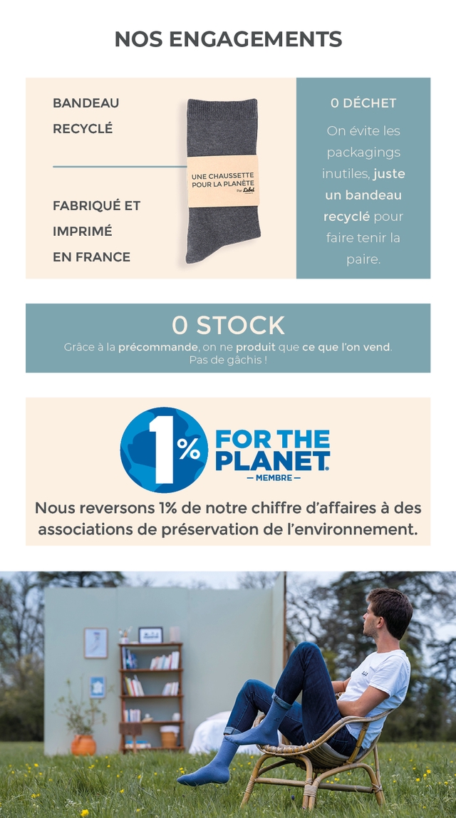 Une chaussette pour la planète 🌍