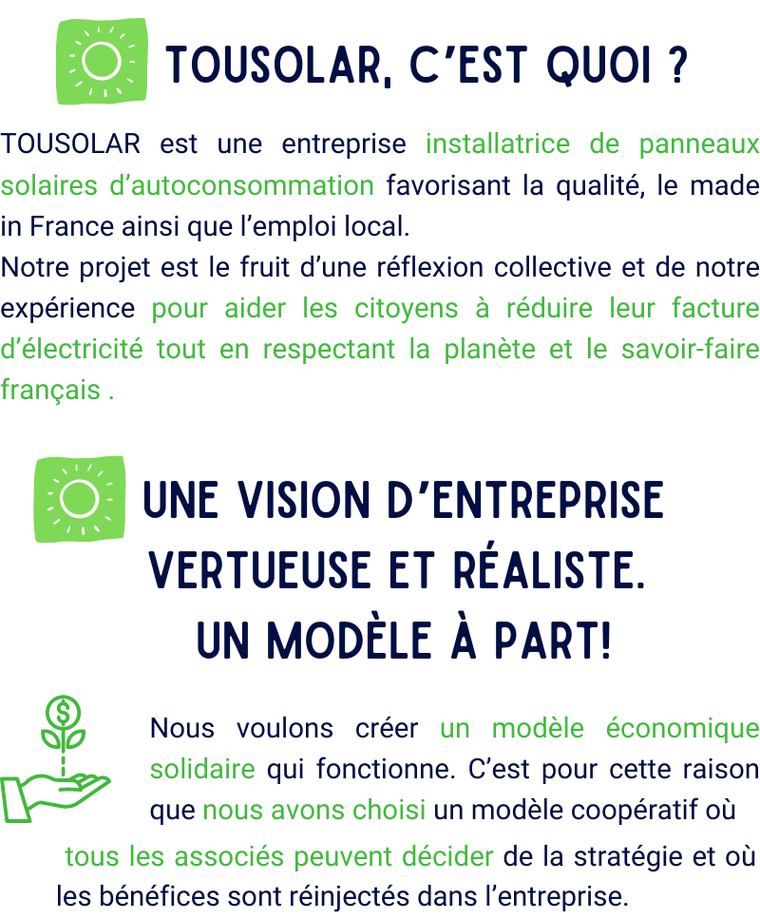 TOUSOLAR l'installation solaire qui vous respecte