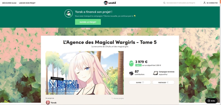 L'Agence des Magical Wargirls - Tome 5 - Ulule