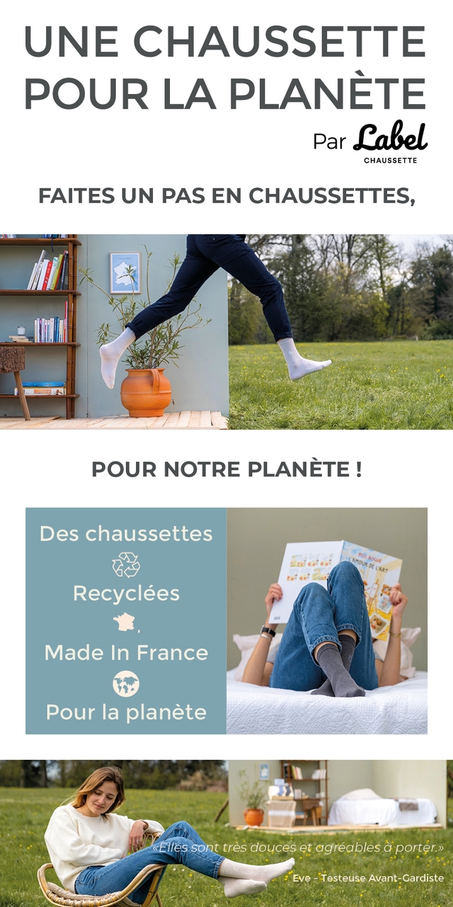 Une chaussette pour la planète 🌍