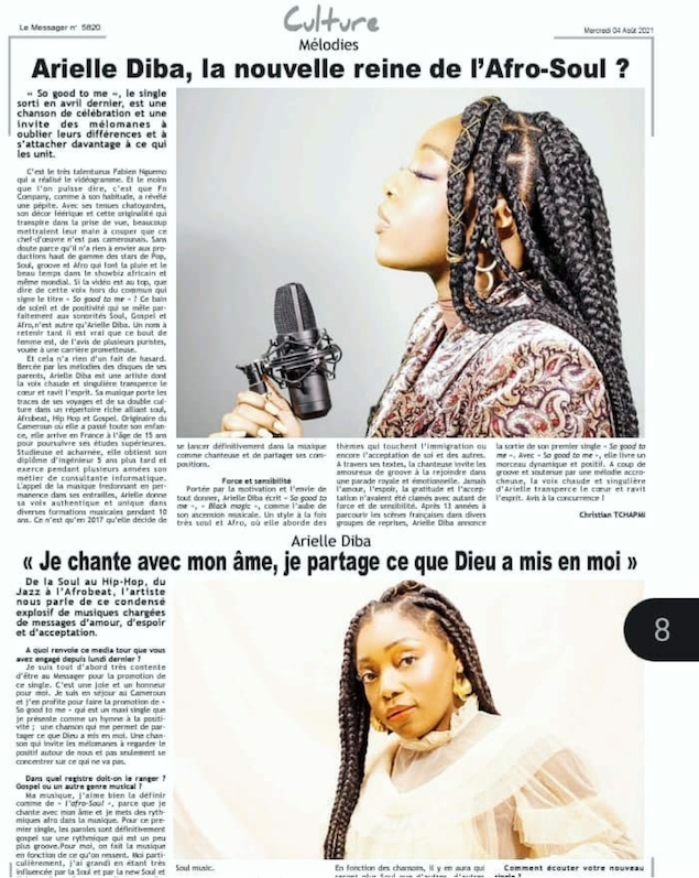 Arielle Diba : Premier EP "Black Magic" - Ulule