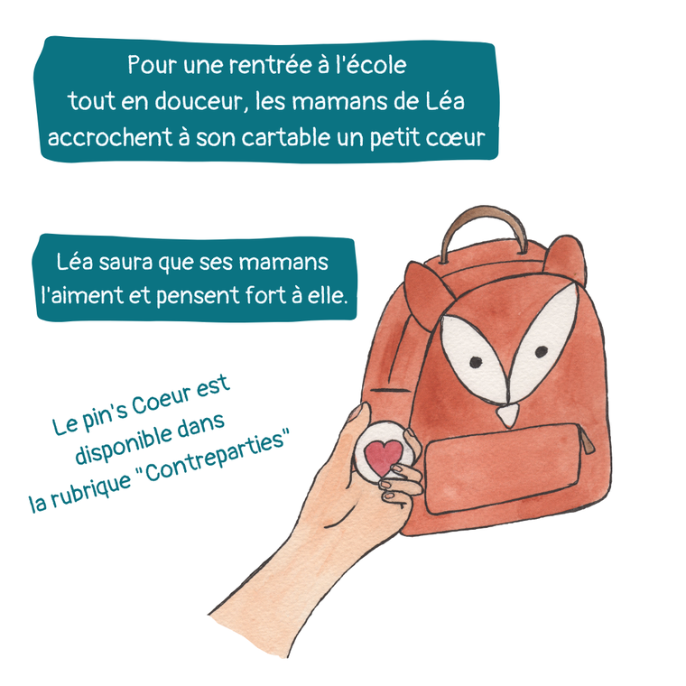 Léa rentre à l'école