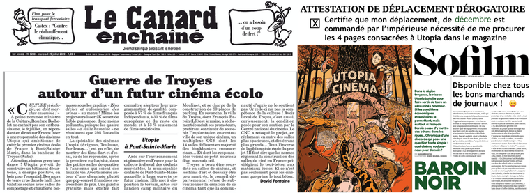 Utopia, Cinéma Durable ! - Ulule